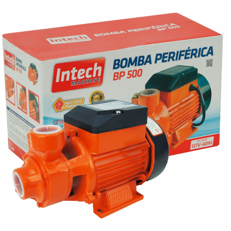 Bomba D'Água Periférica 1/2cv BP500 Intech